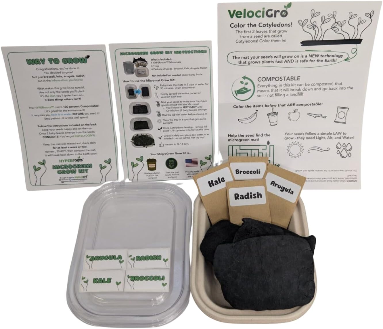 HYPERroots™ Microgreen Grow Kits – VelociGro